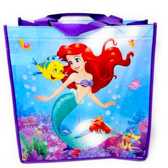 Disney | Bags | Disney Reusable Tote Bag Ariel The Little Mermaid ...